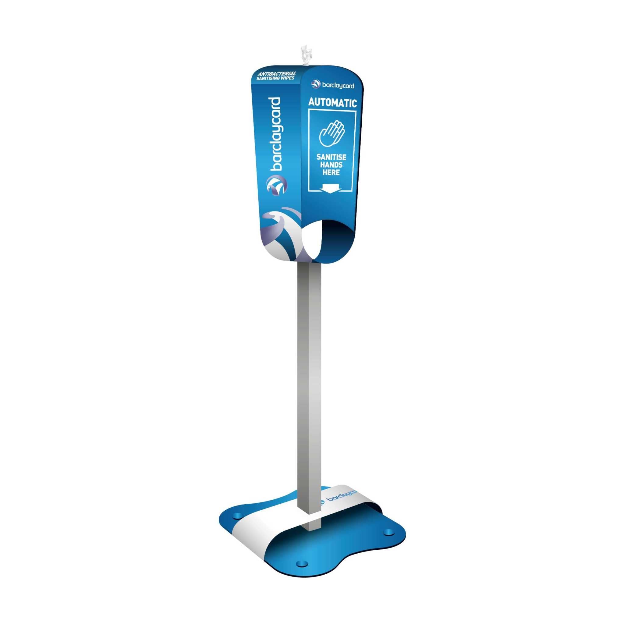 OPTIO Contactless Hand Sanitiser & Wet Wipe Station